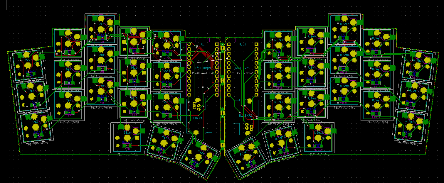 Creating a Custom Split Keyboard PCB - Part 2 // bkienzle's blog